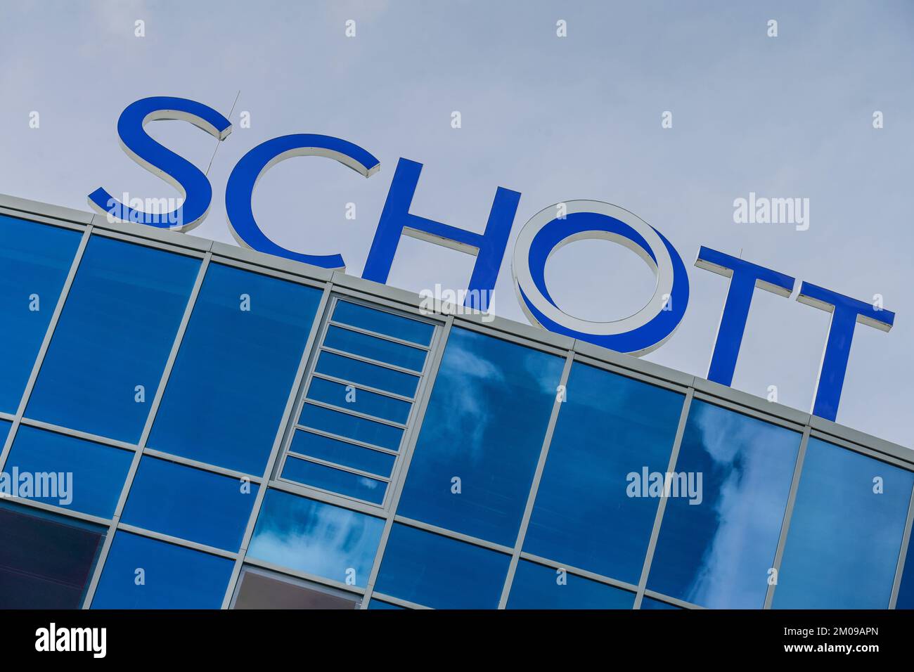Schott AG, Hattenbergstraße, Mainz, Rheinland-Pfalz, Deutschland Stock ...