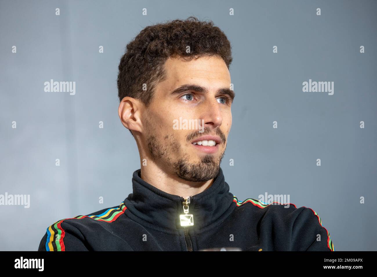 Belgian Kevin Borlee pictured at a press conference of the Borlee ...