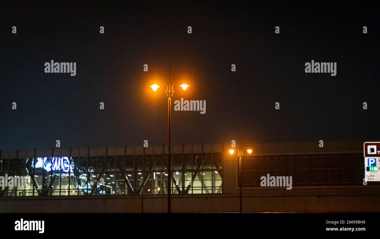 Rooftop timelapse view in evening hi-res stock photography and images ...
