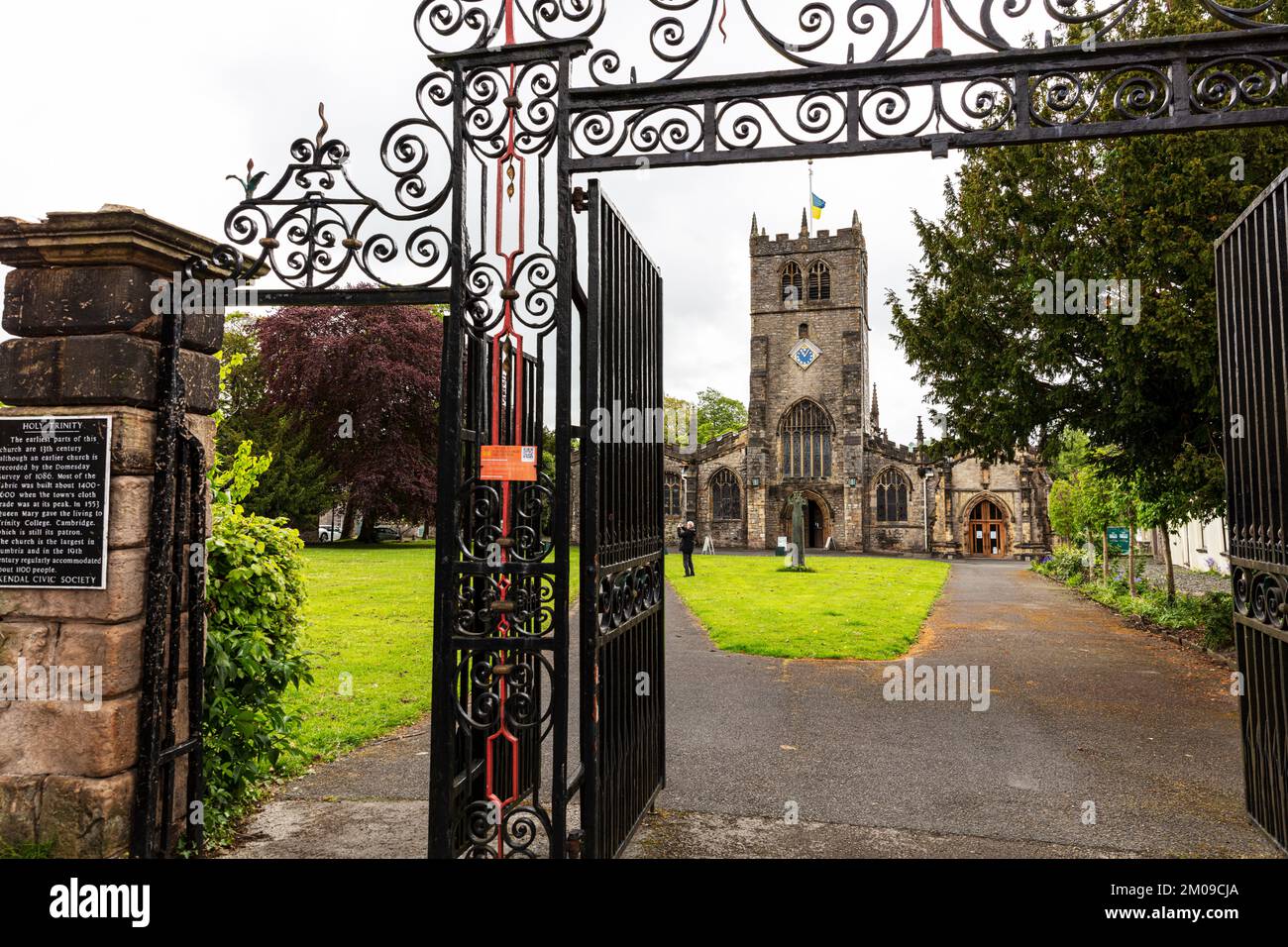 Kendal Parish Church, also known as the Holy Trinity Church due to its ...