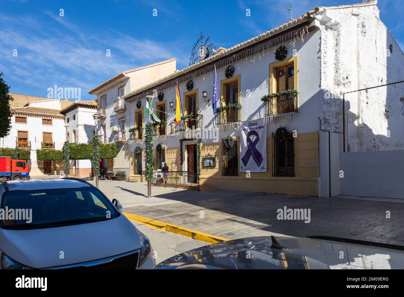 Town Hall in Cantoria Town, Almanzora Valley, Almeria province ...