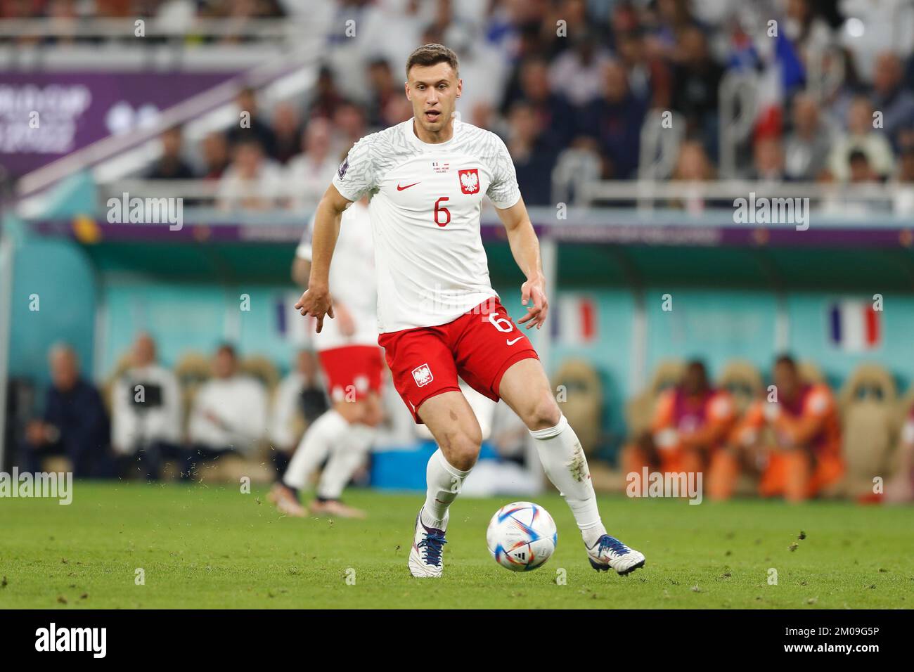 Doha, Qatar. 4th Dec, 2022. Krystian Bielik (POL) Football/Soccer ...