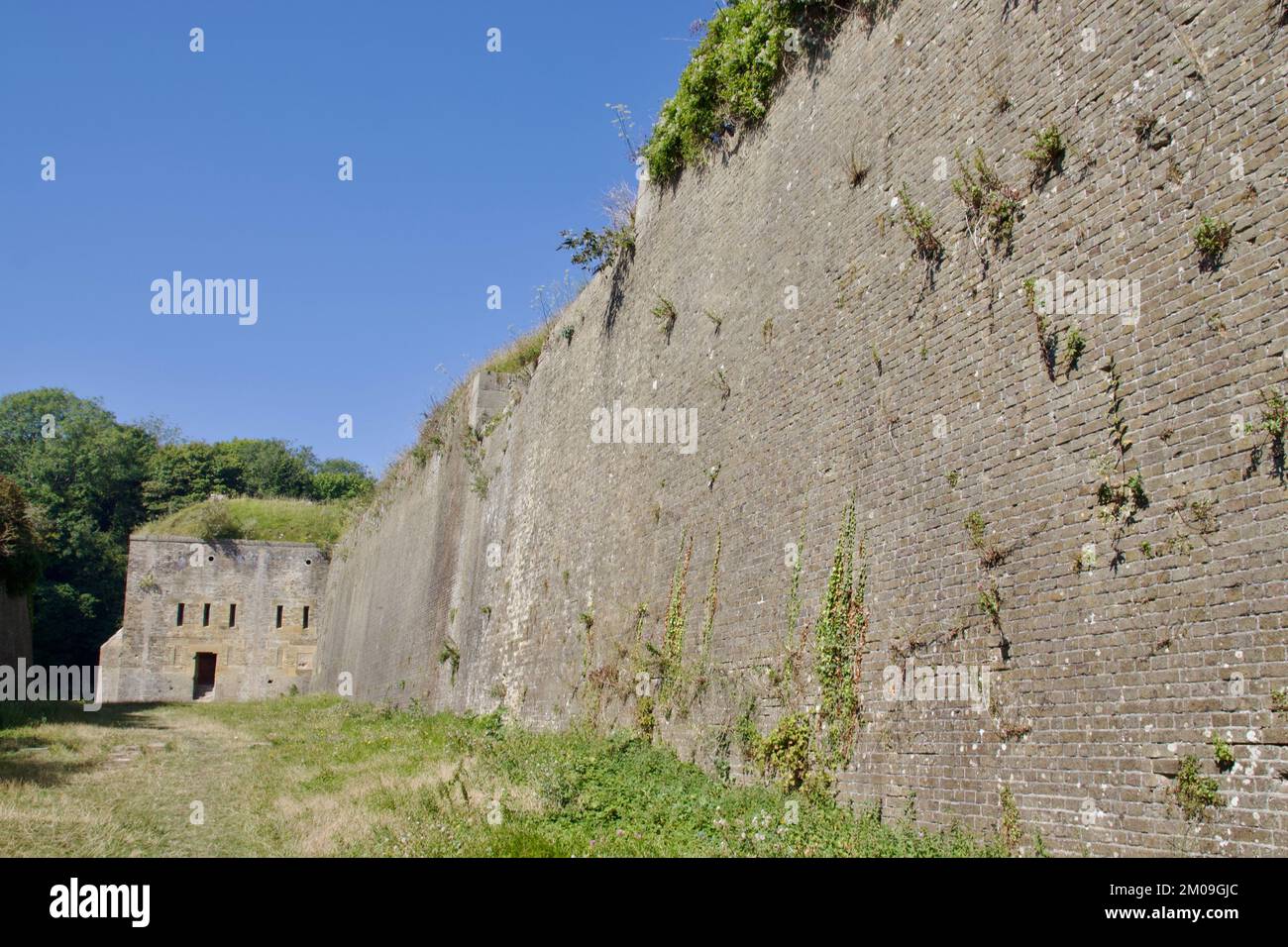 Western Heights Of Dover is a hilltop fortress from the 1800s Stock ...