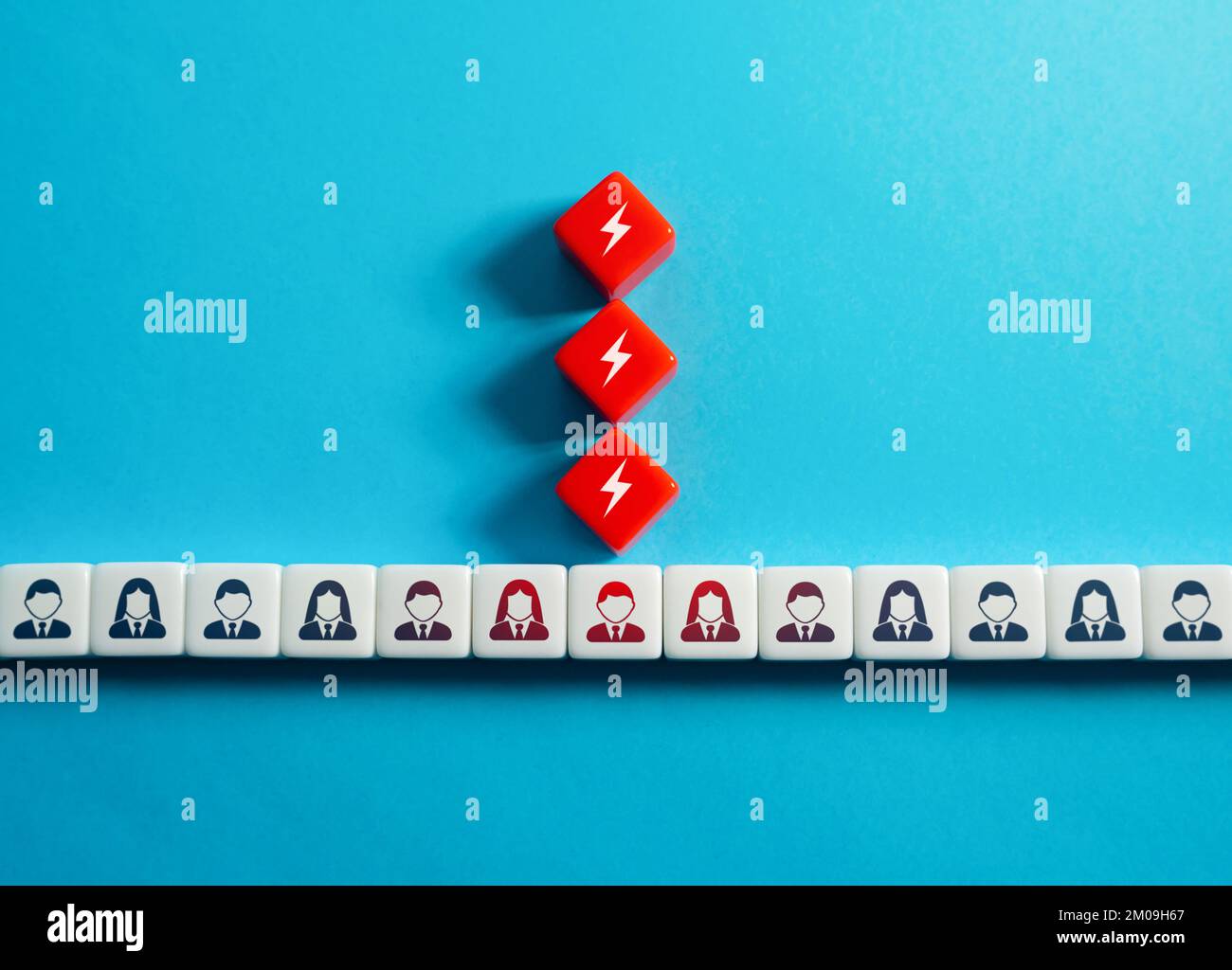 Pressure and severe stress on the employee. Nervous breakdown ...