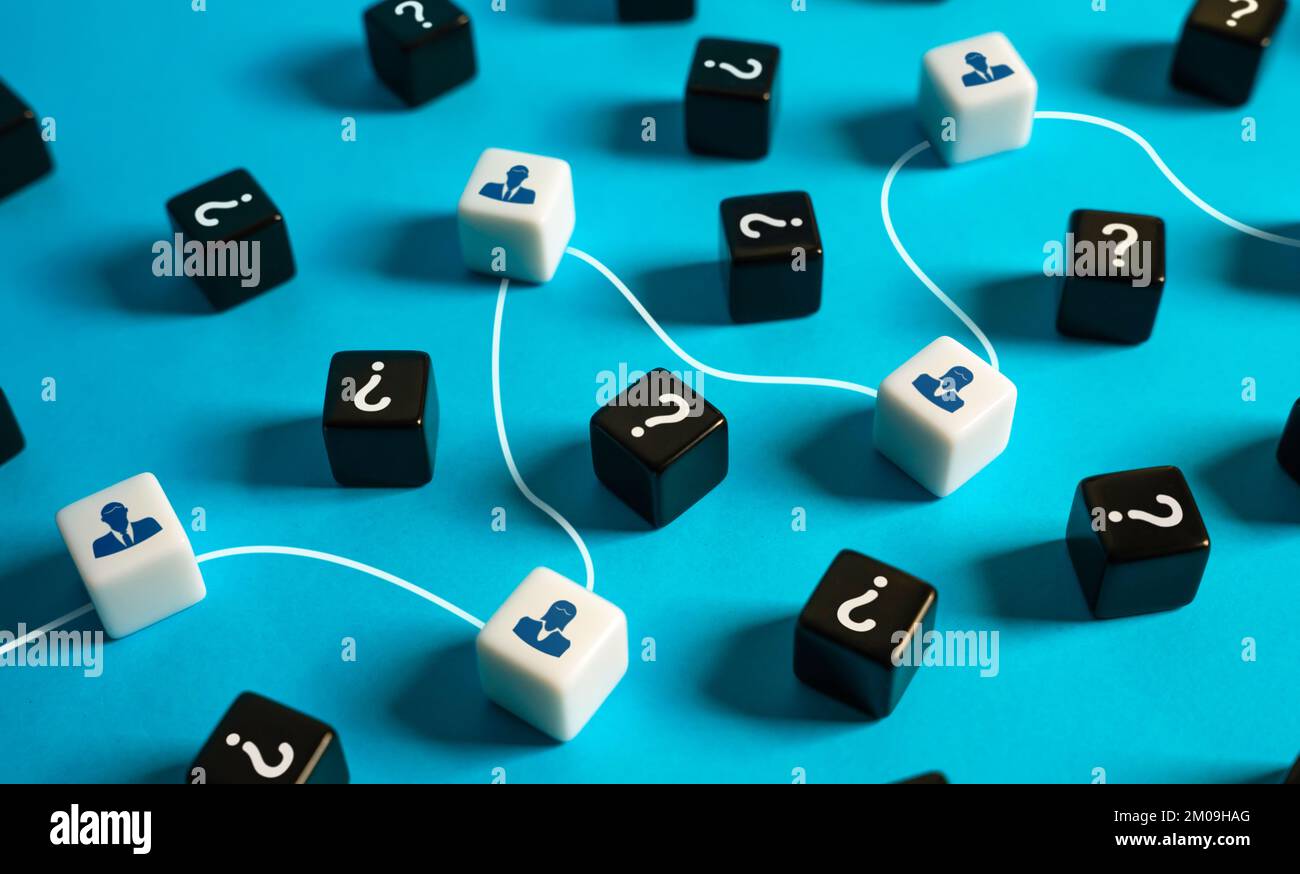 Communication between people through uncertainties. Building ...