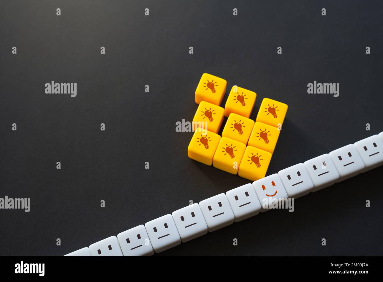 Creative and smart. Ingenuity. Initiative, make success. Promising ...