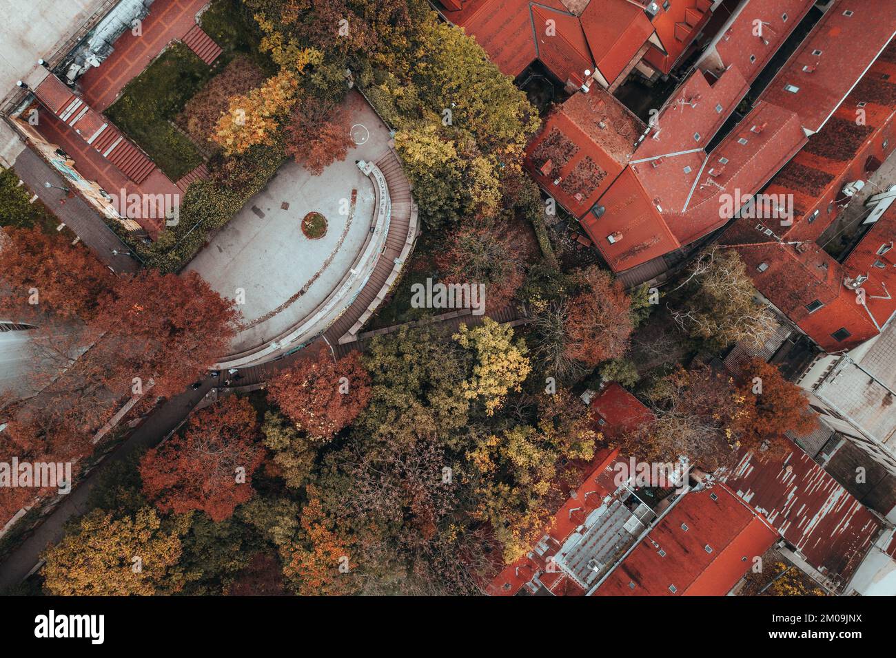 Aerial down top view over hi-res stock photography and images - Alamy