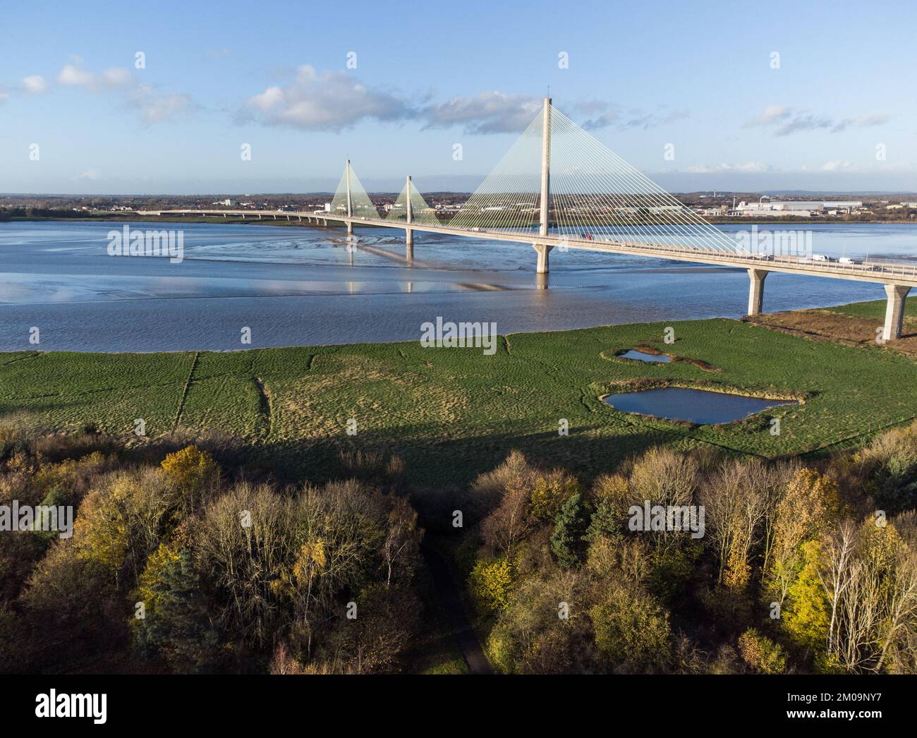 Mersey Gateway Bridge Stock Photo - Alamy