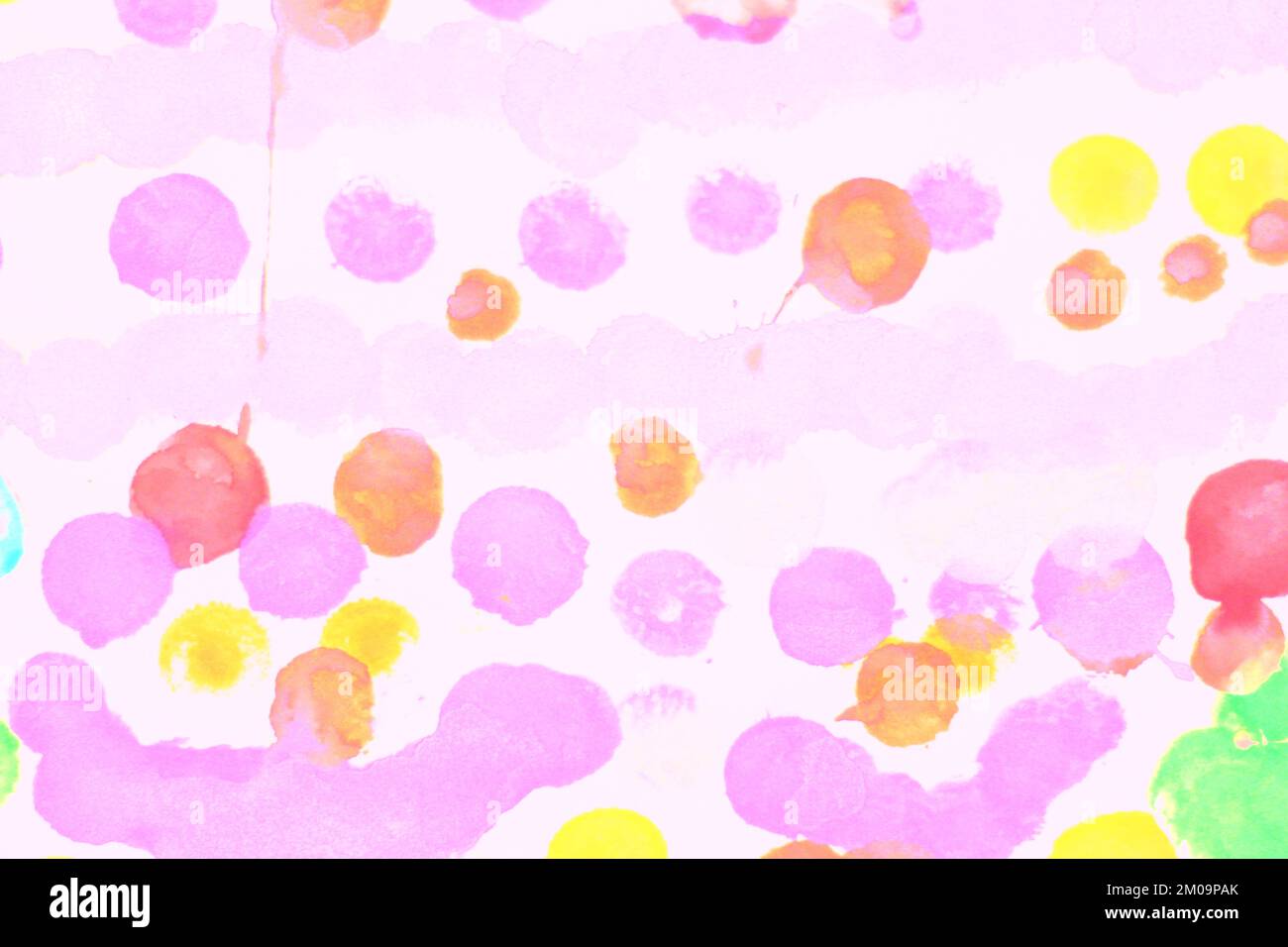 Handmade painted drawing with many circles and dots Stock Photo - Alamy