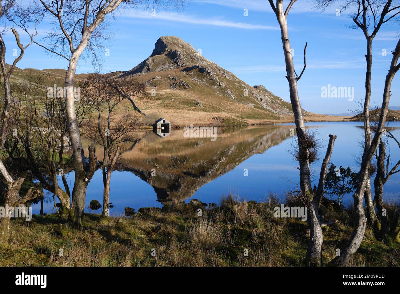 Llyn Cregennen in Eryri National Park Stock Photo - Alamy