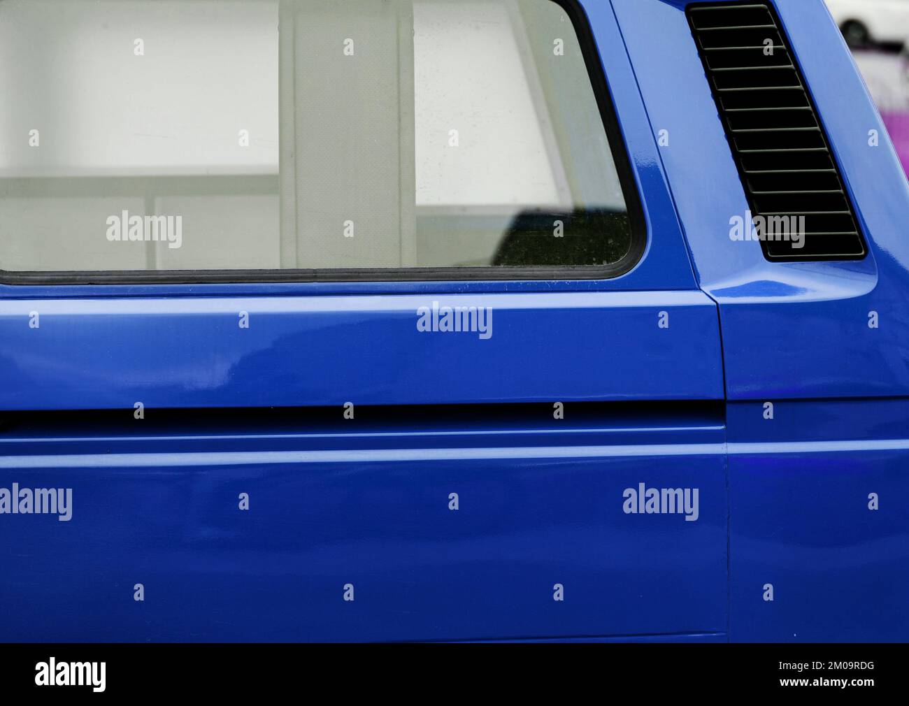 blue delivery van. part of transport. modern car Stock Photo - Alamy