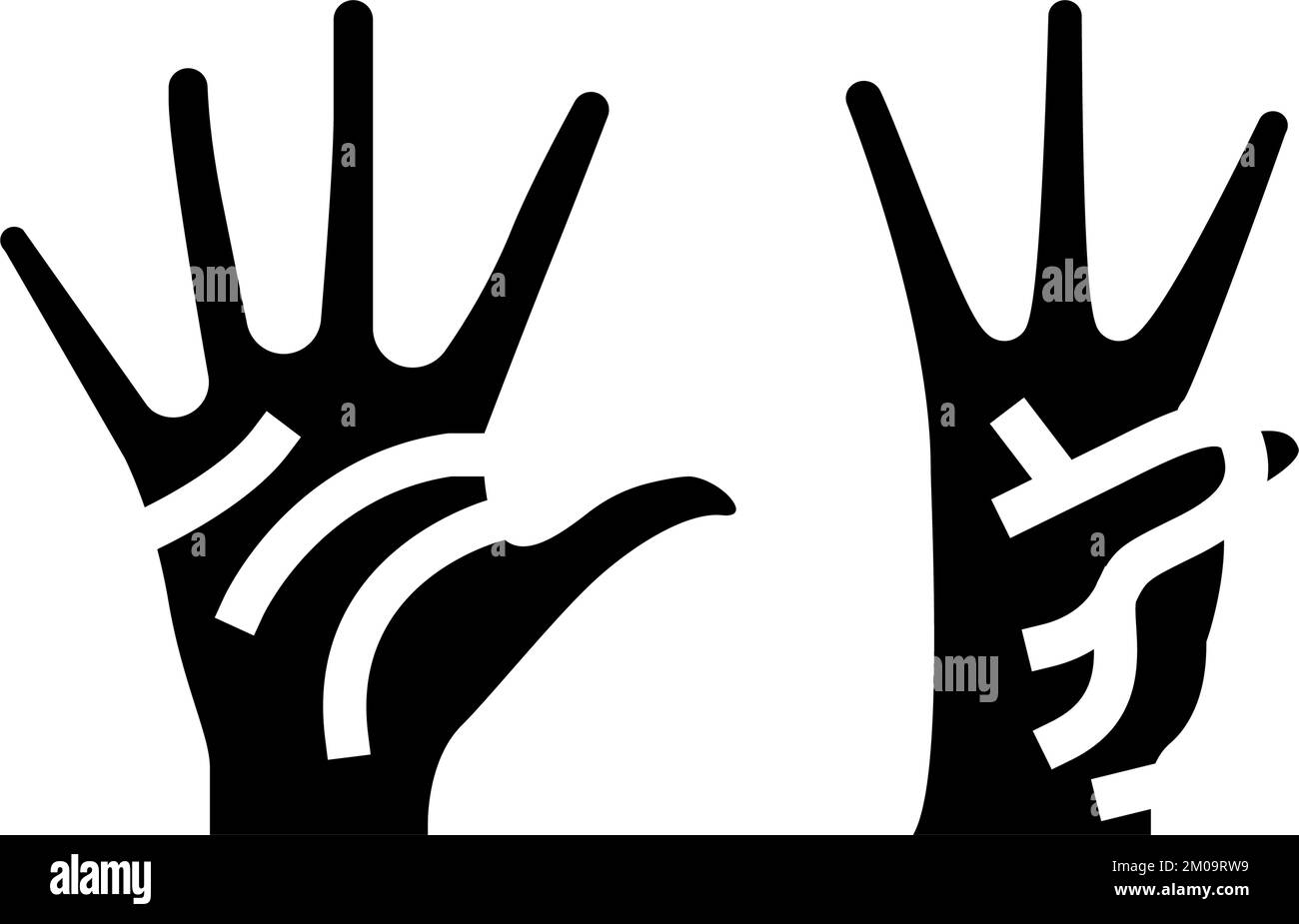eight number hand gesture glyph icon vector illustration Stock Vector ... eight number hand gesture glyph icon vector illustration Stock Vector ...