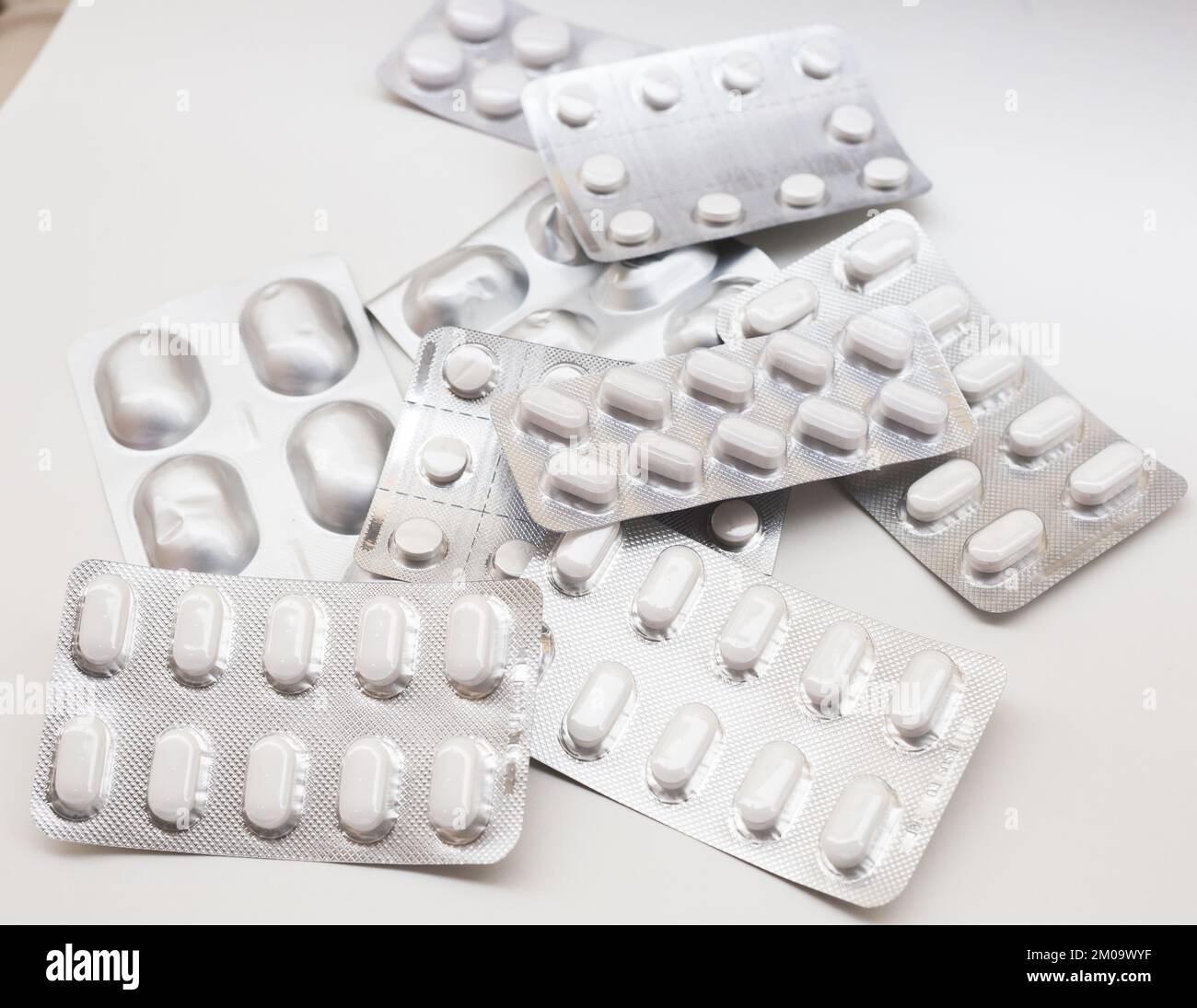 new medical pills in packages for the treatment of diseases Stock Photo ...