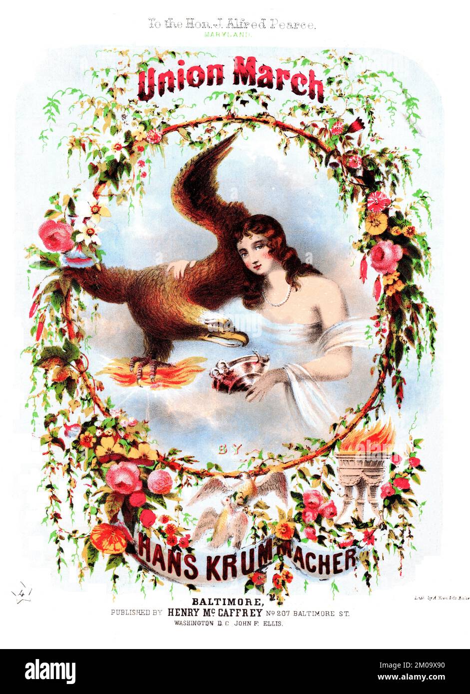 Chromolithograph sheet music hi-res stock photography and images - Alamy
