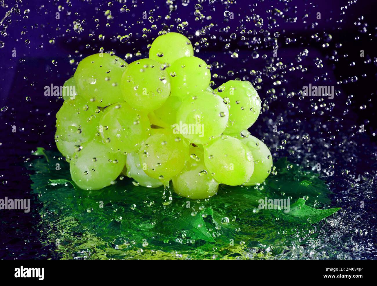 Bunch mixed grapes on hi-res stock photography and images - Alamy