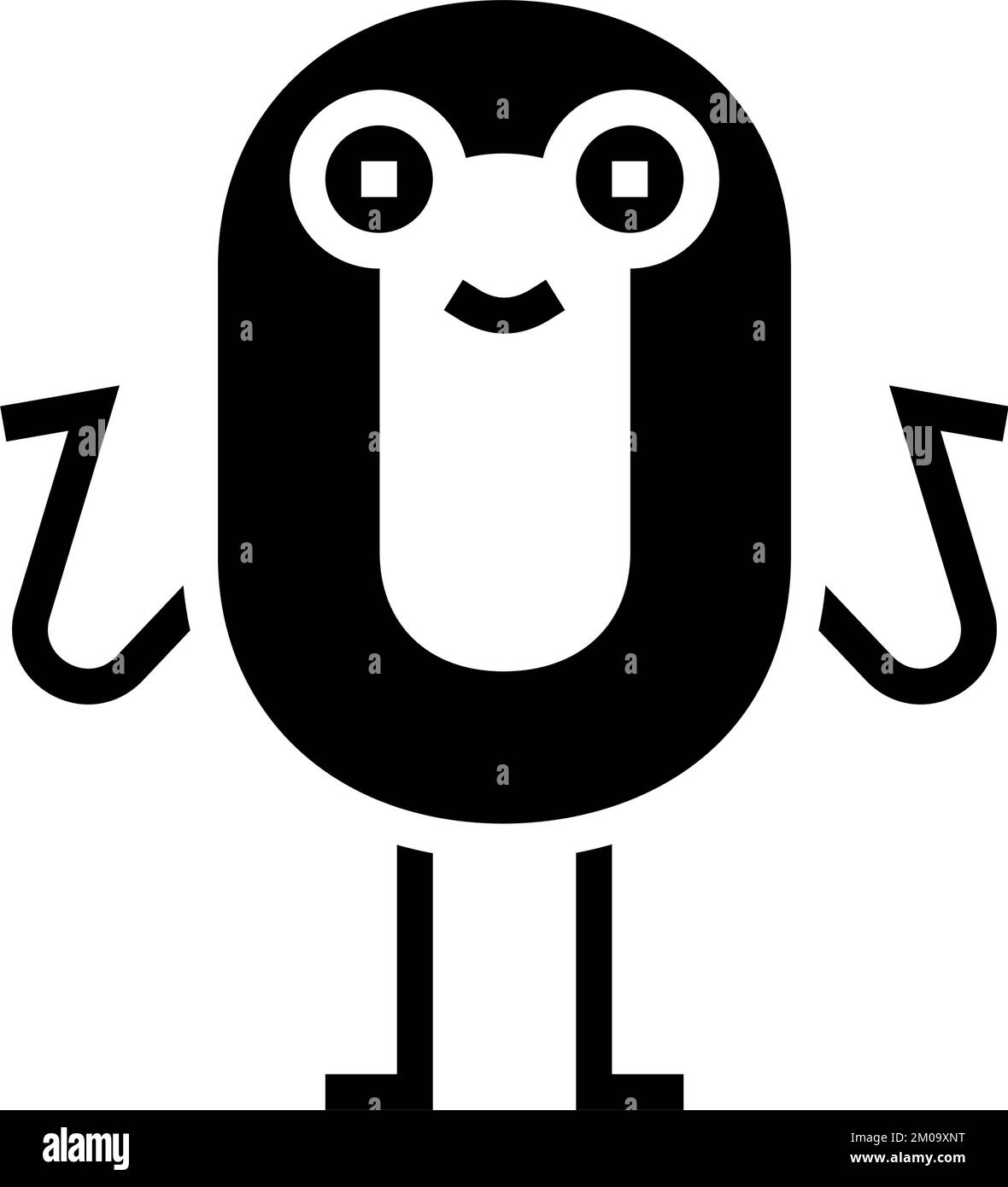 zero number character glyph icon vector illustration Stock Vector Image ...