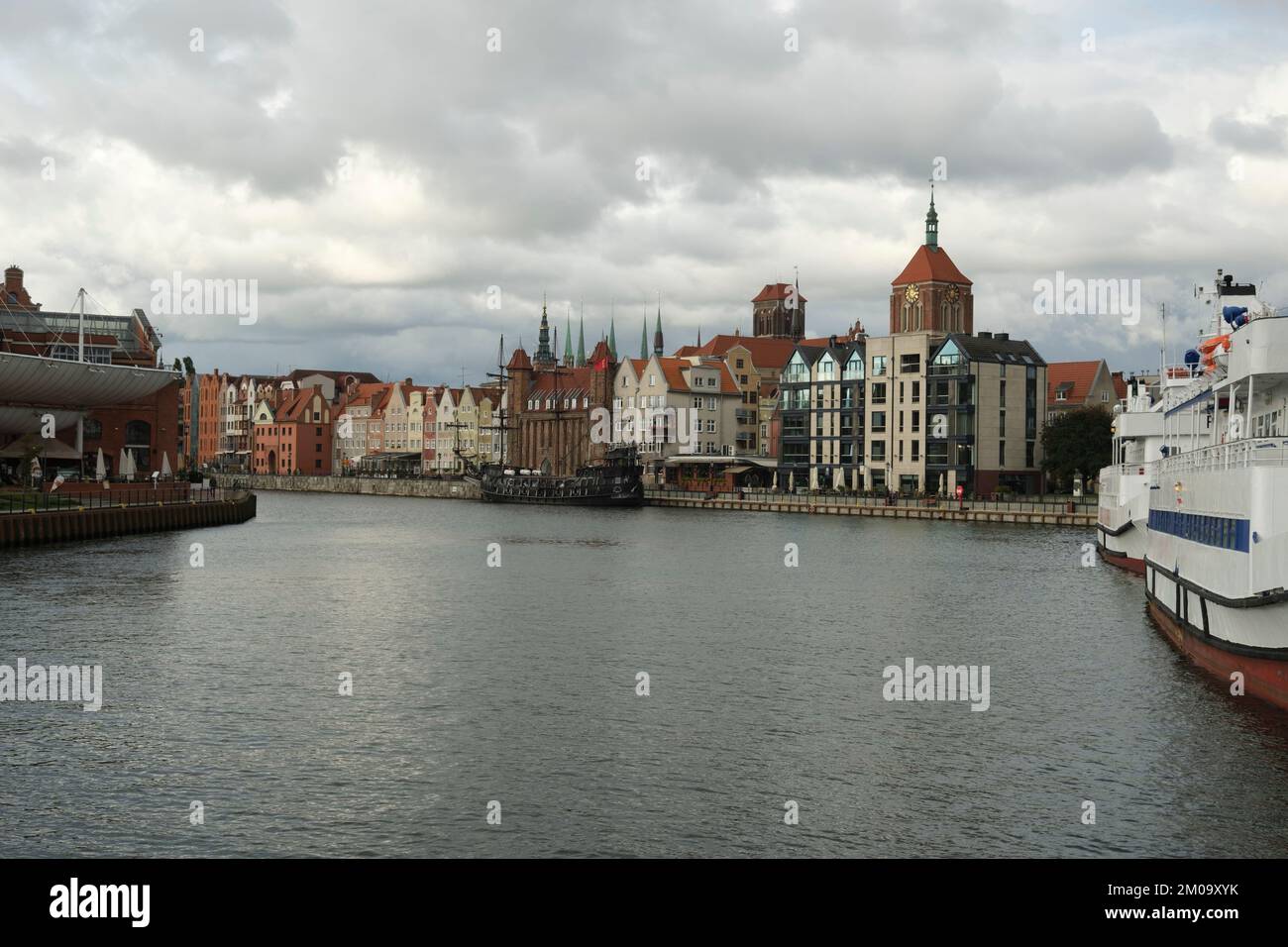 View to the port and old buildings in Gdansk, Poland Stock Photo - Alamy