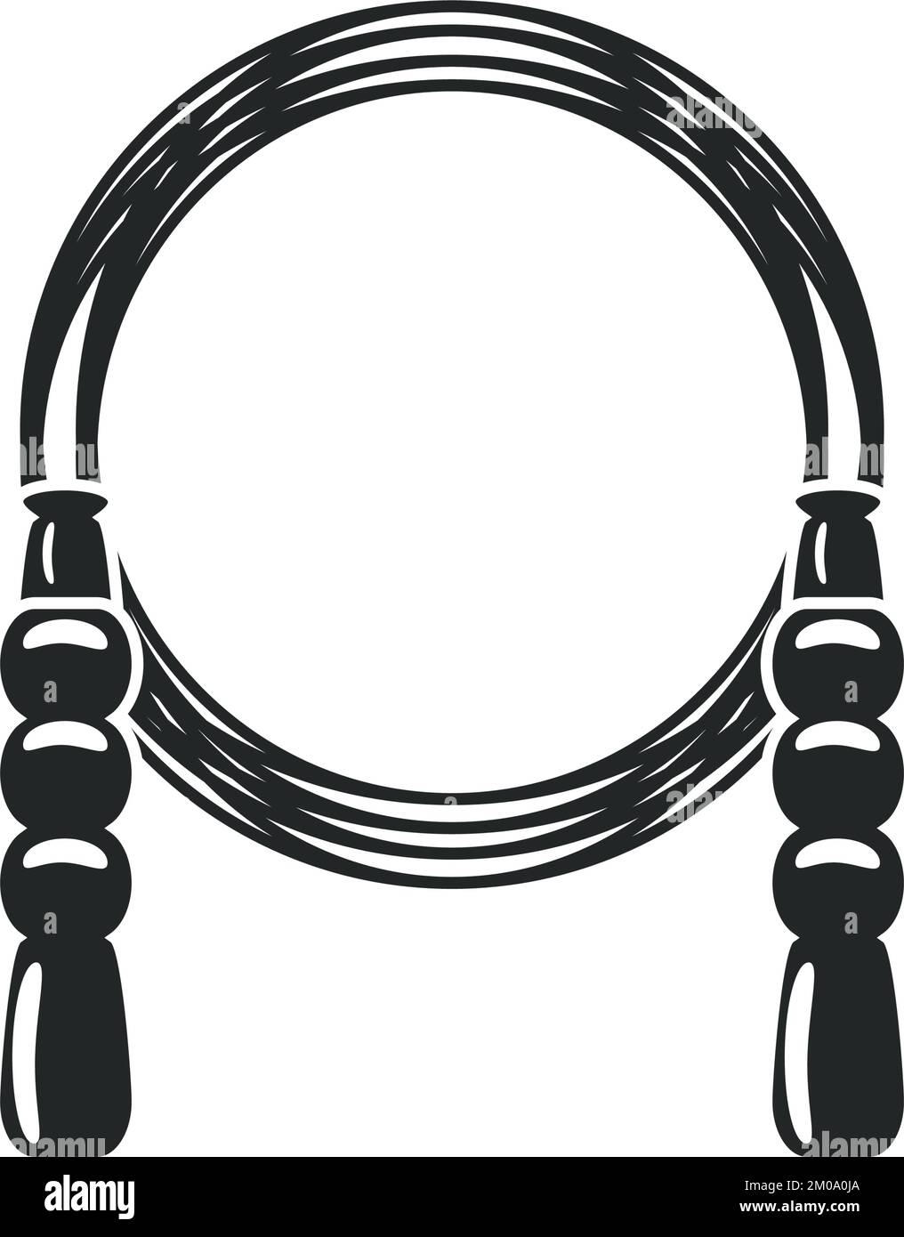 gym skipping rope Stock Vector Image & Art - Alamy
