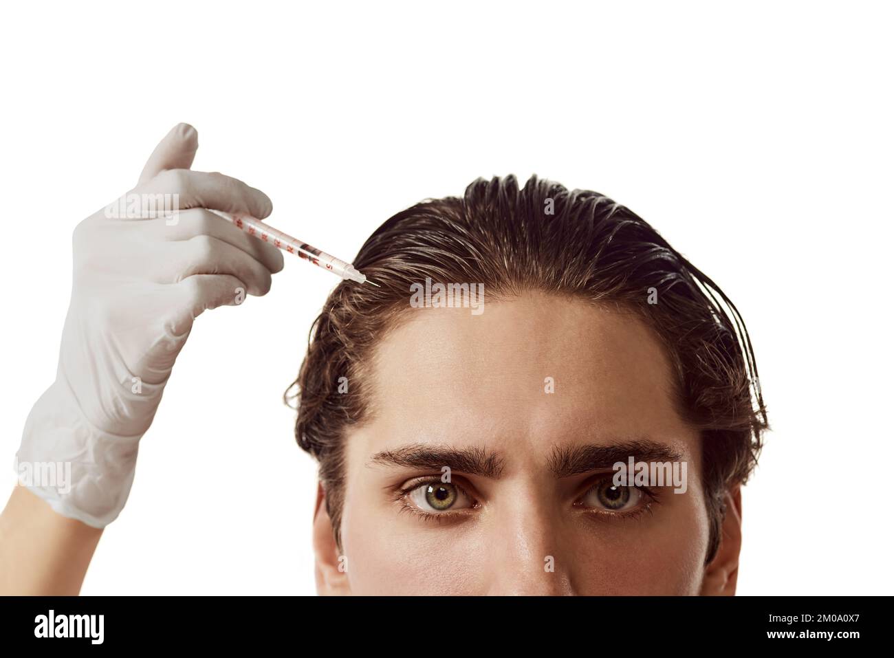 Forehead injections hi-res stock photography and images - Alamy