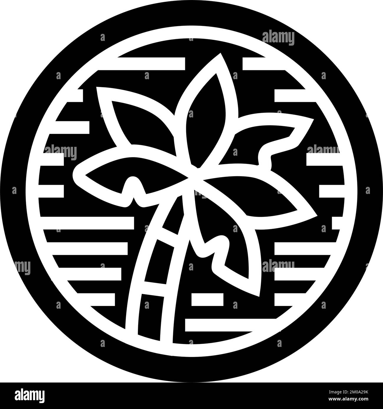 natural palm oil glyph icon vector illustration Stock Vector Image ...