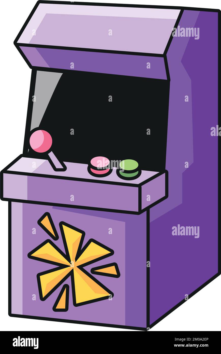 Electronic arcade games machine Stock Vector Images - Alamy
