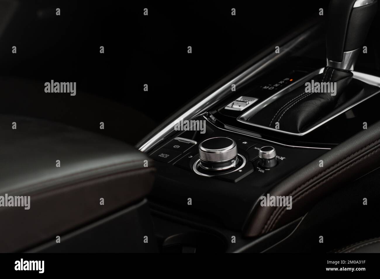 Media control buttons of modern car Stock Photo - Alamy