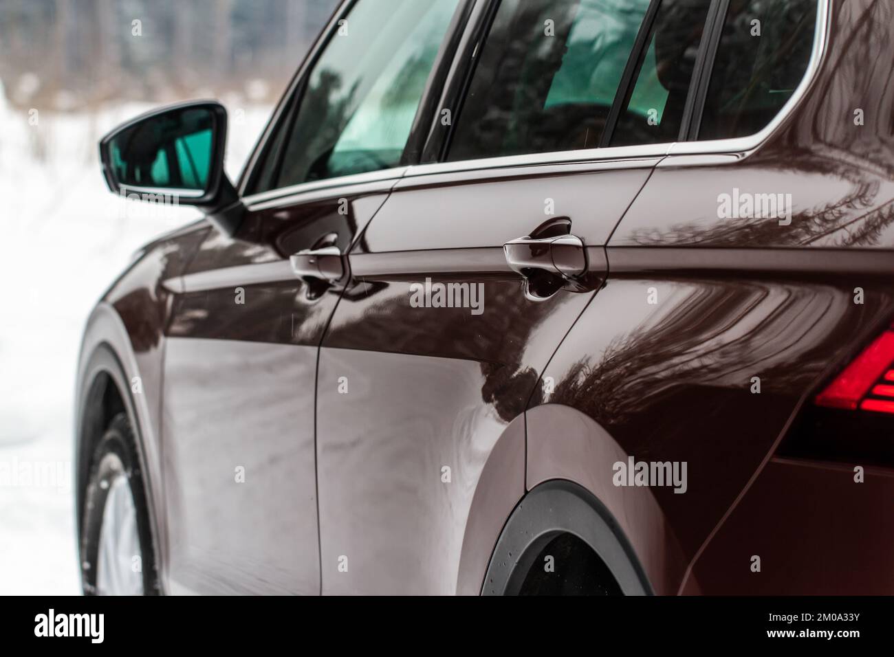 Car detailing. Car exterior details. Modern car exterior Stock Photo ...