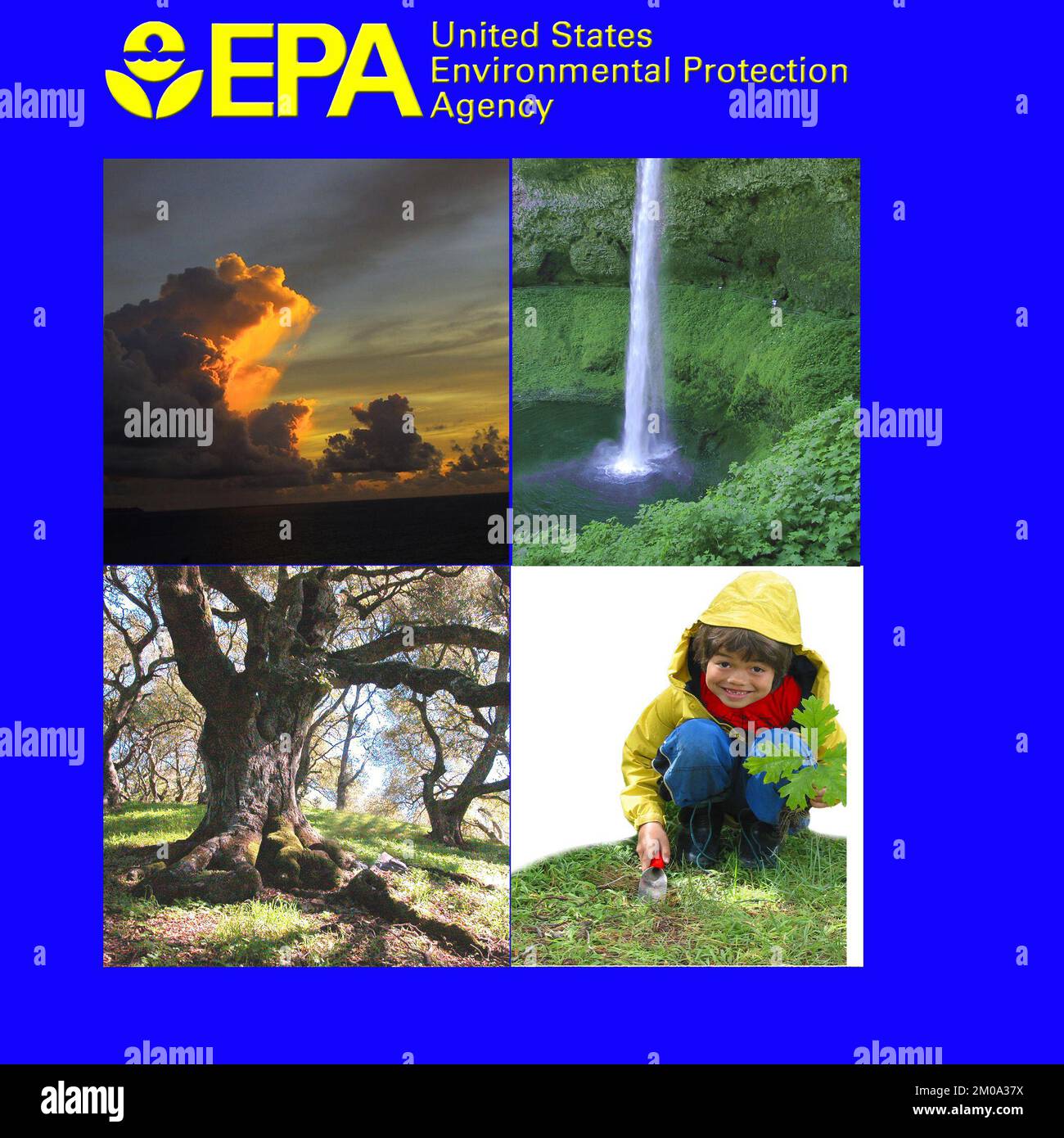 Kiosk poster , Environmental Protection Agency Stock Photo - Alamy