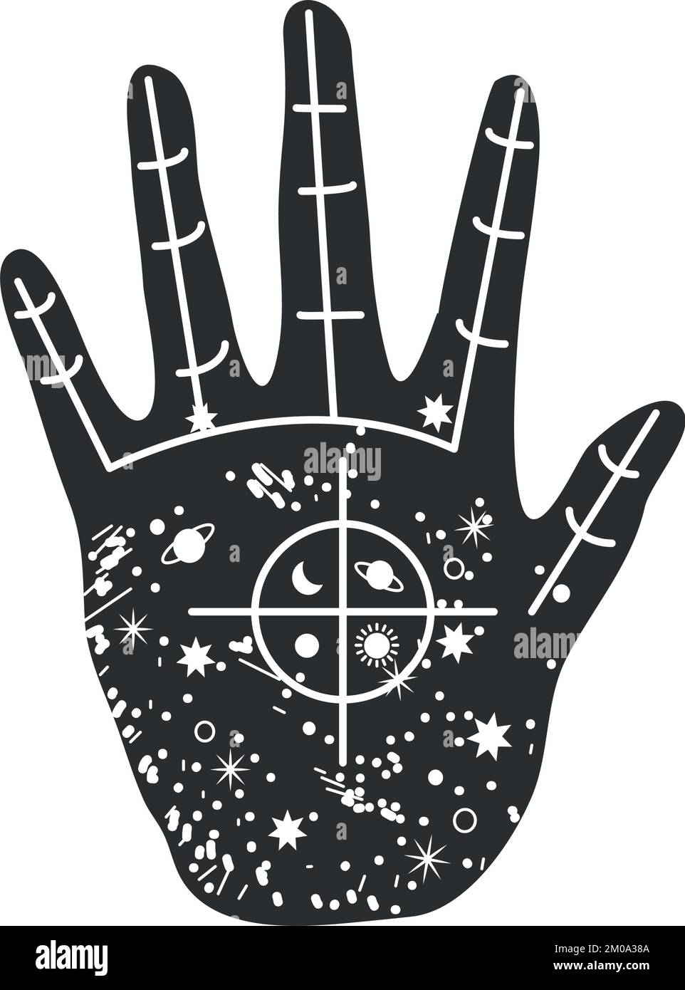 hand surreal astrology Stock Vector Image & Art - Alamy