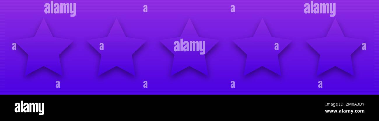 Star purple icon on purple background. Customer feedback concept ...