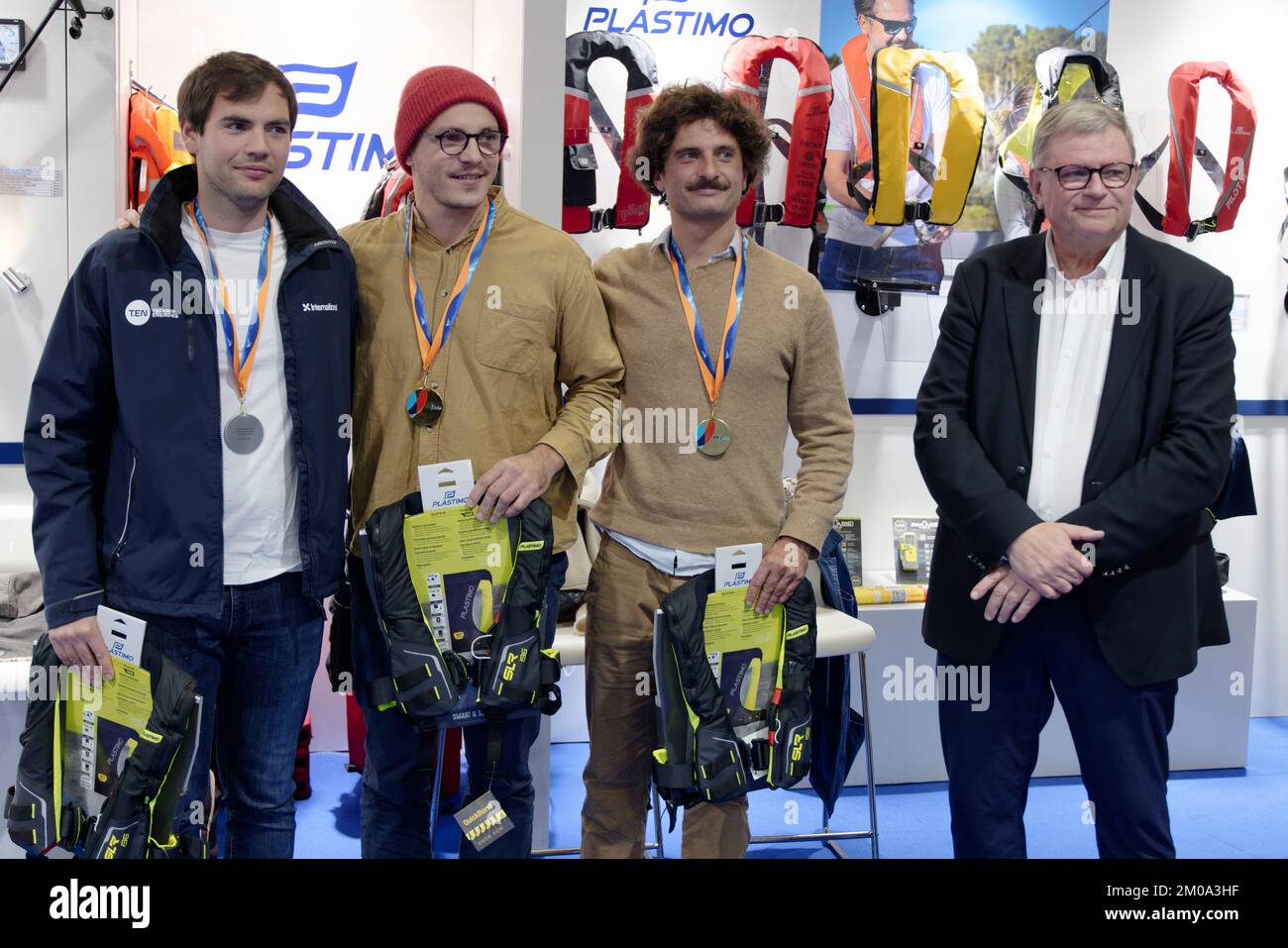 Paris, France. 3rd Dec, 2022. Presentation of the Mini Class Trophies ...