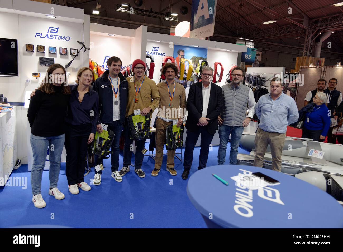 Paris, France. 3rd Dec, 2022. Presentation of the Mini Class Trophies ...