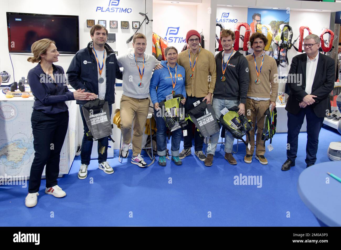 Paris, France. 3rd Dec, 2022. Presentation of the Mini Class Trophies ...