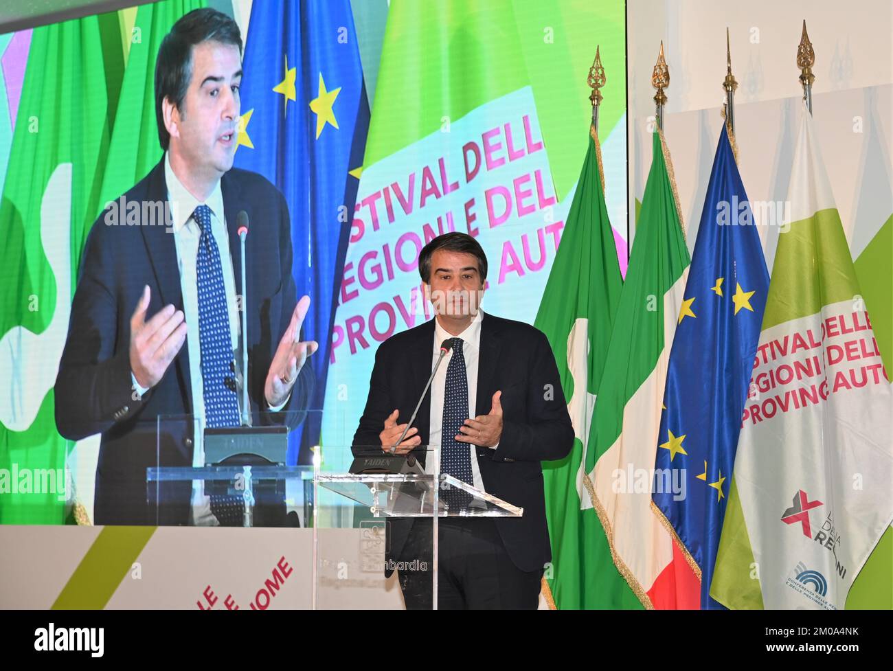 Milan, Italy 1st Festival of Regions and Autonomous Provinces Palazzo ...