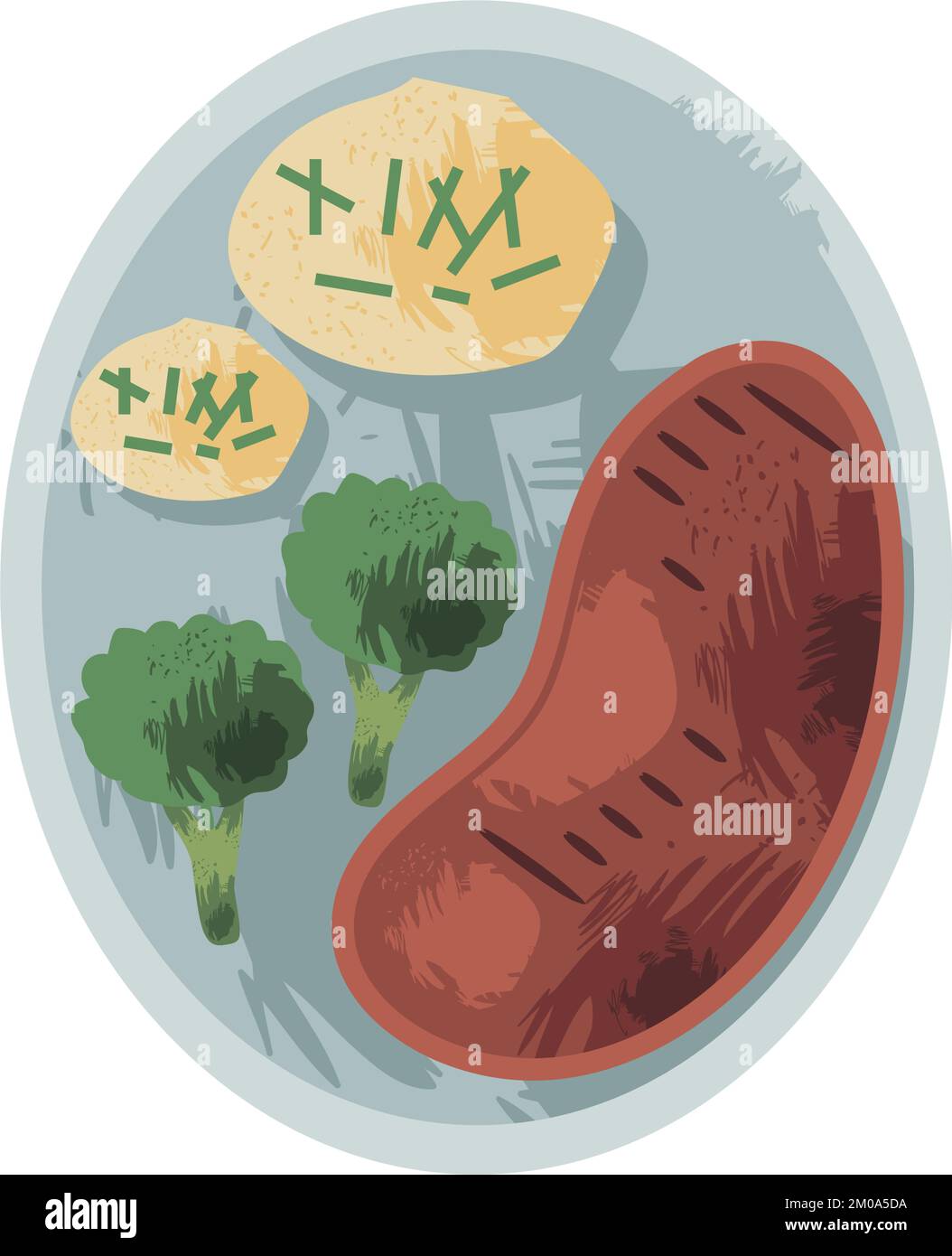 Beef broccoli Stock Vector Images - Alamy