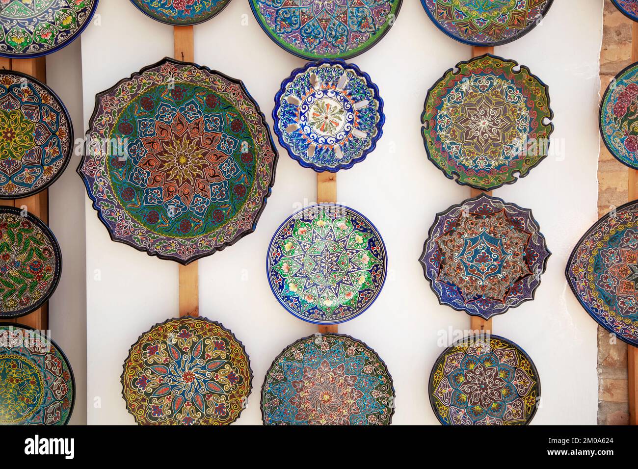 Traditional Uzbek souvenires in Uzbekistan, Central Asia Stock Photo ...