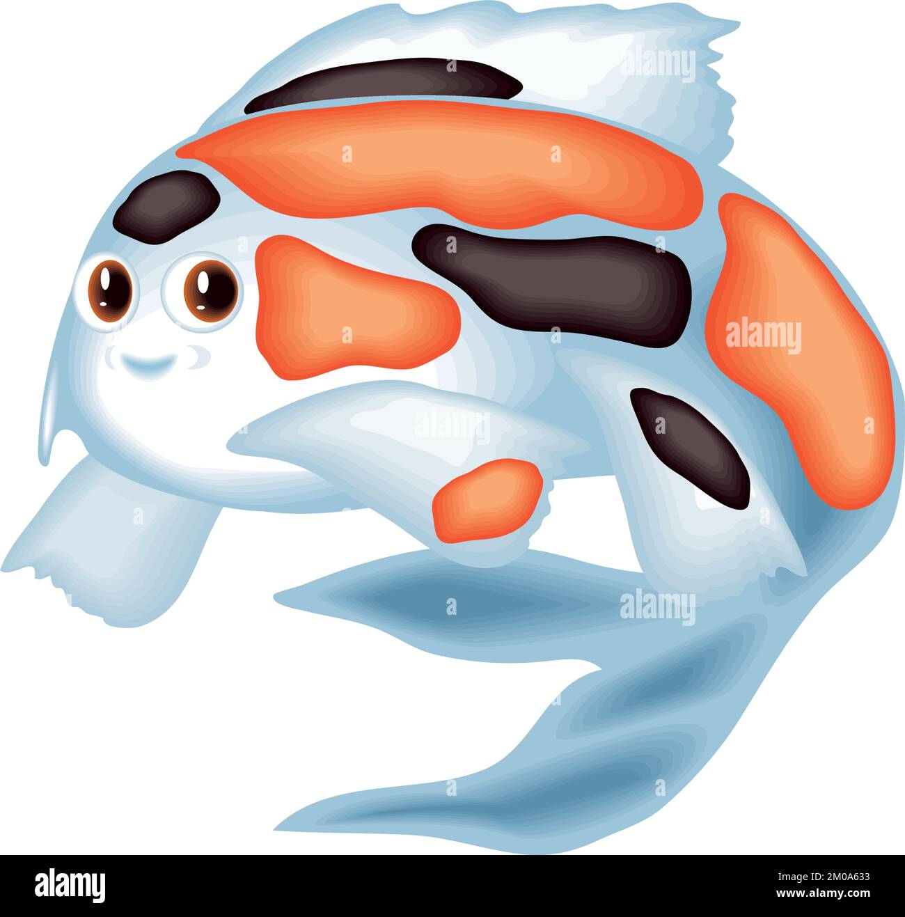 koi fish cartoon Stock Vector Image & Art - Alamy