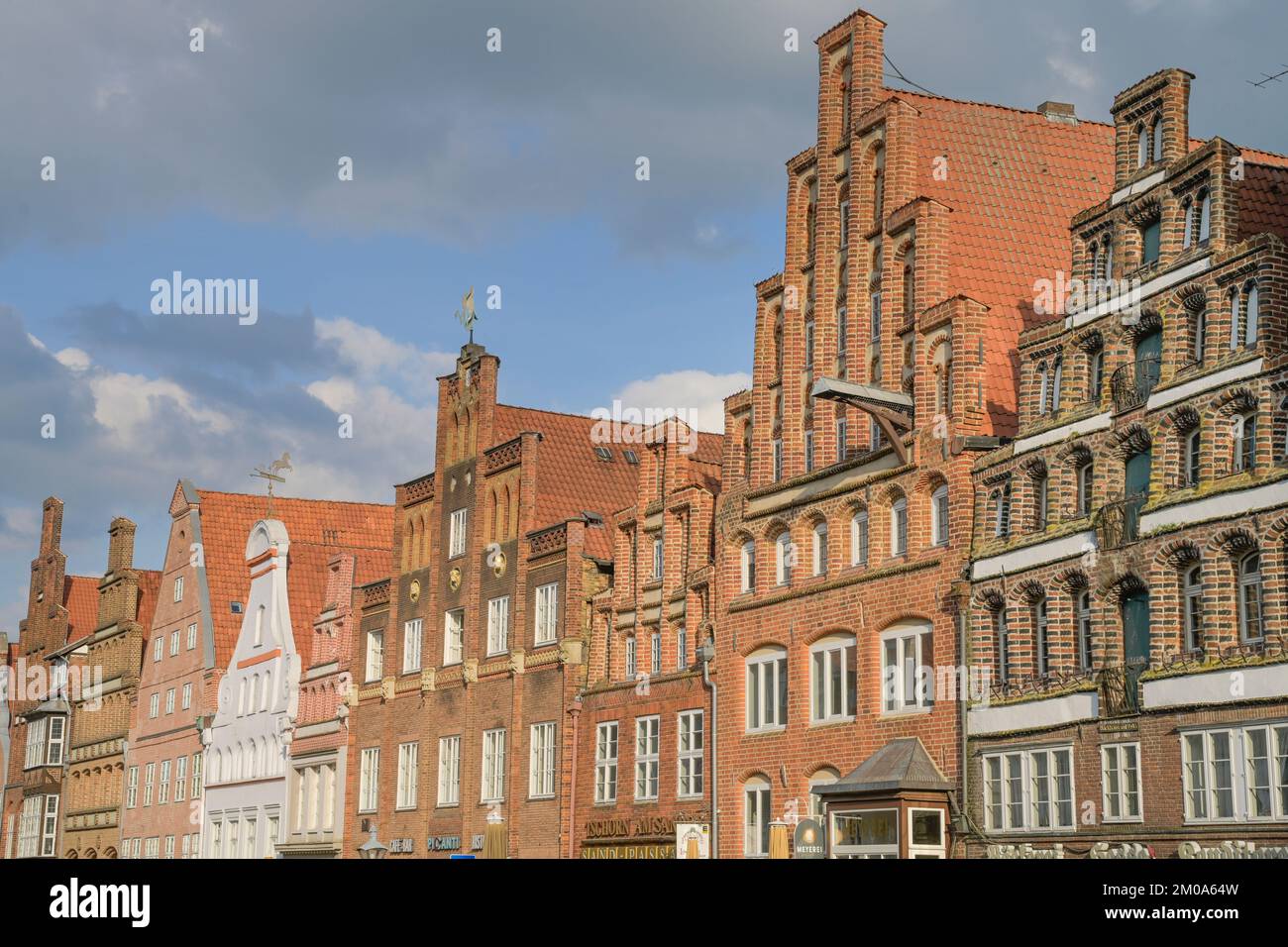 Altbauten, Platz Am Sande, Südseite, Lüneburg, Niedersachsen ...