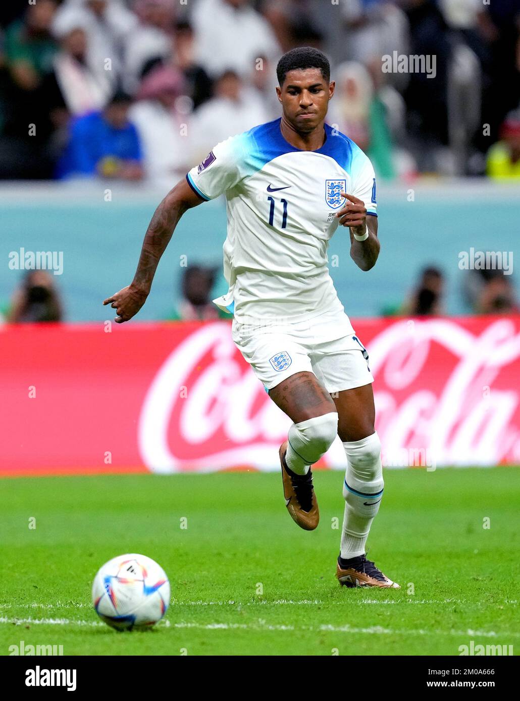 England's Marcus Rashford during the FIFA World Cup Round of Sixteen ...