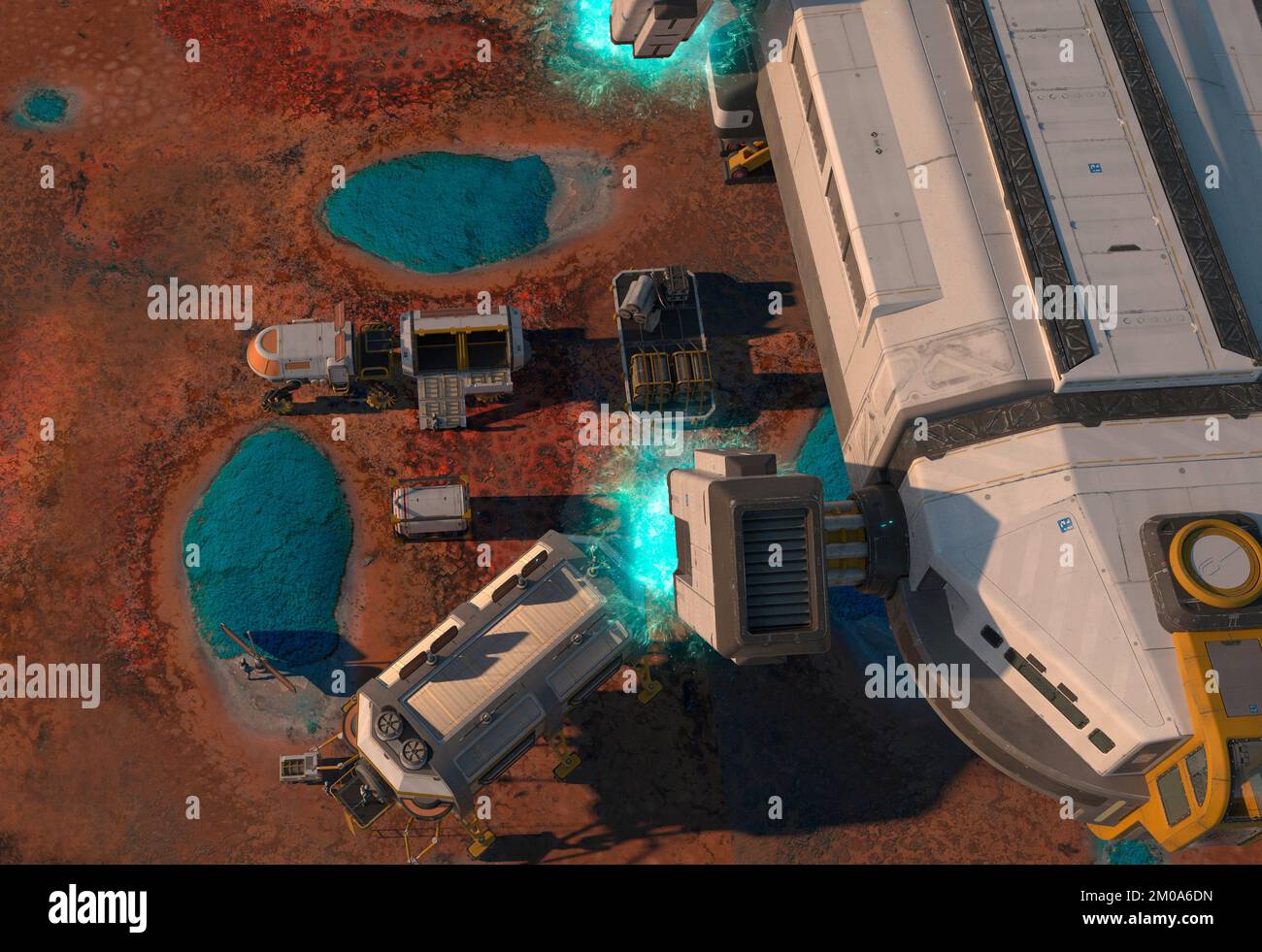 Space base. Discoveries of new worlds, colonizations. Space ...