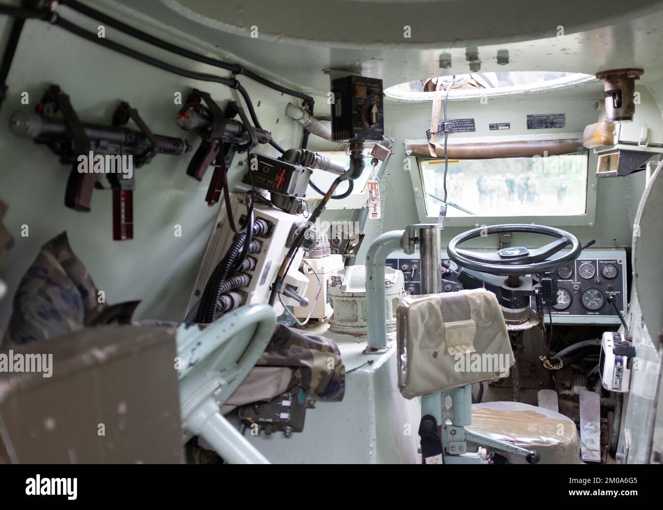 Barcelona, Spain - October 20, 2019: Airsoft game with BMR, (Medium ...