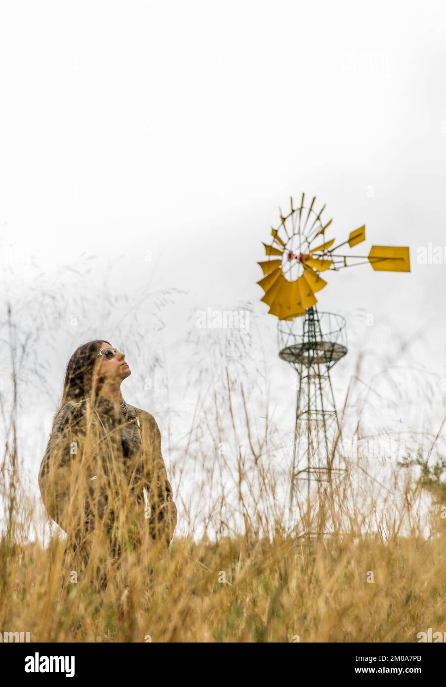Yellow windmill hi-res stock photography and images - Alamy