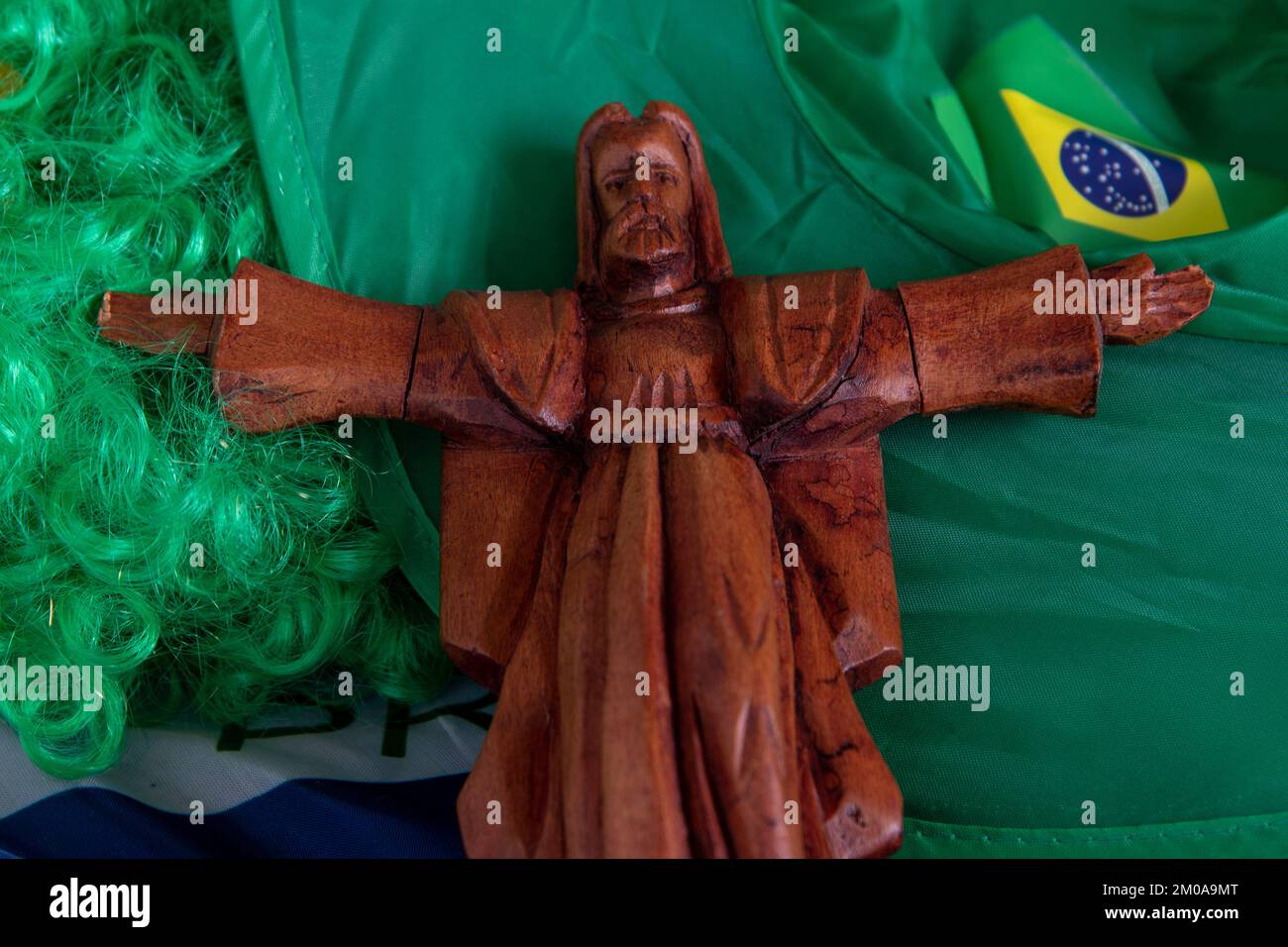 Brazil green wig hi-res stock photography and images - Alamy
