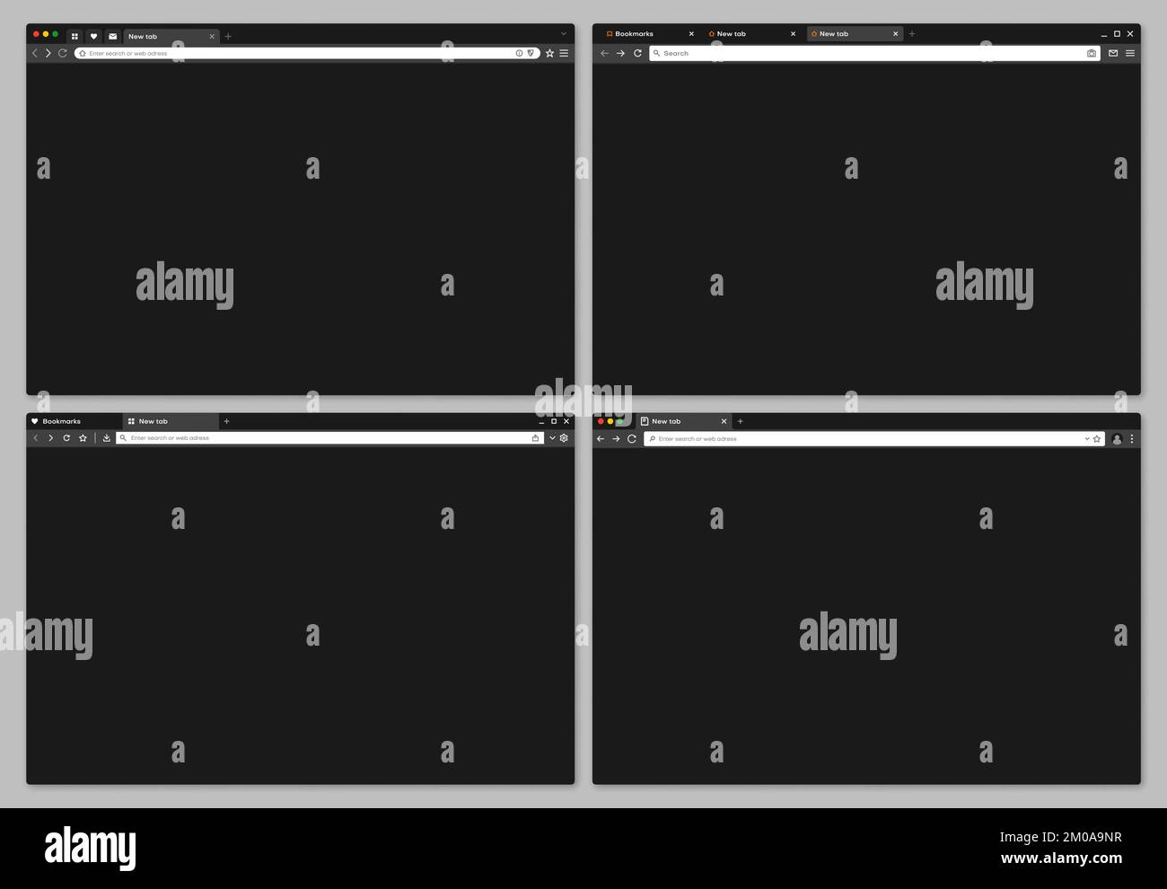 Dark window frames Stock Vector Images - Alamy