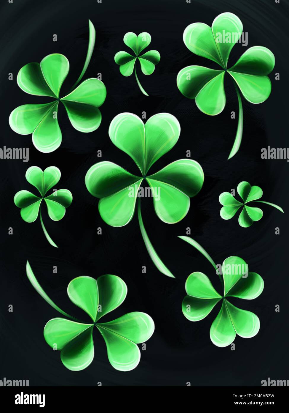 Lucky clover illustration hi-res stock photography and images - Alamy