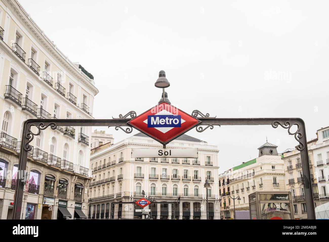 Spain, Madrid, Puerta del Sol metro station Stock Photo - Alamy