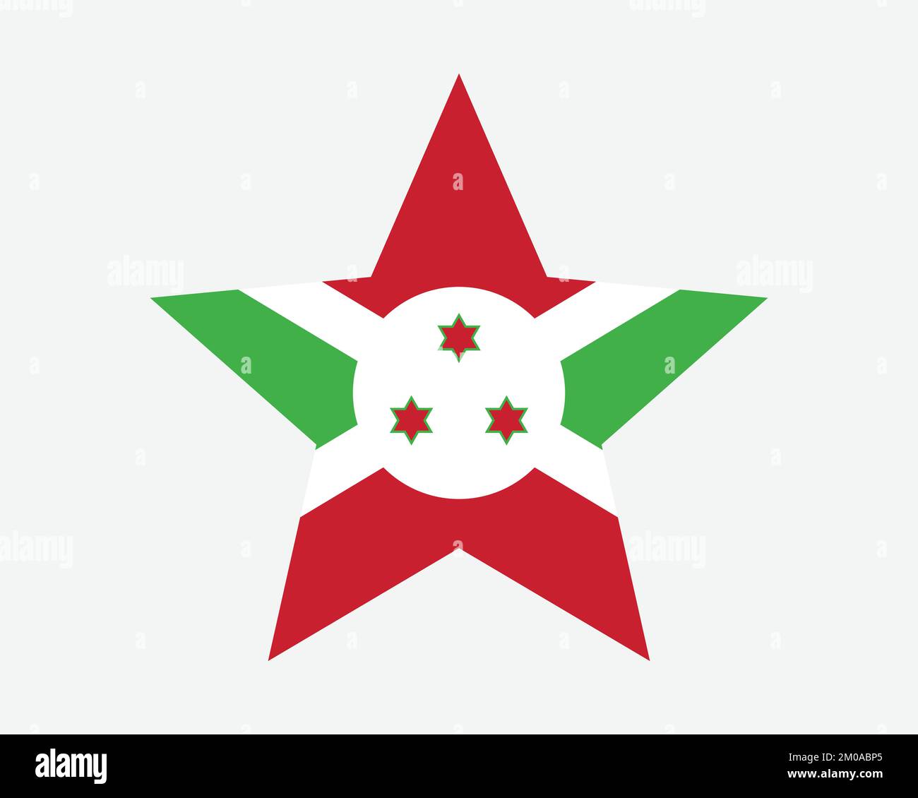 Burundi flag flat design Stock Vector Images - Alamy