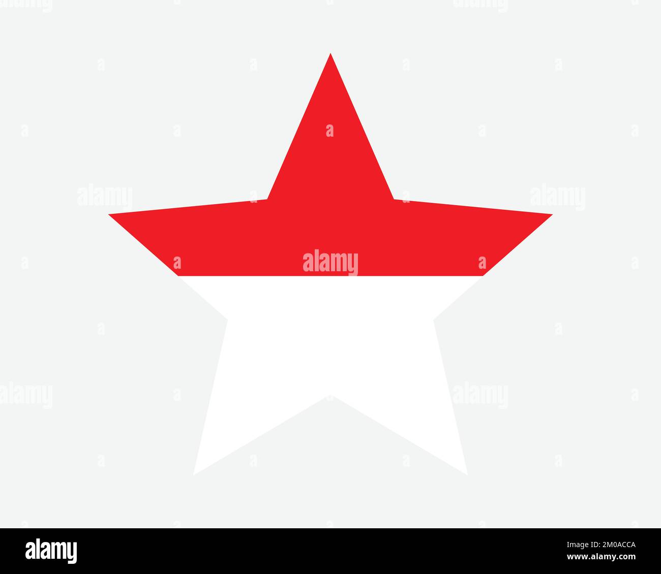 Indonesia Star Flag. Indonesian Star Shape Flag. Republic of Indonesia ...