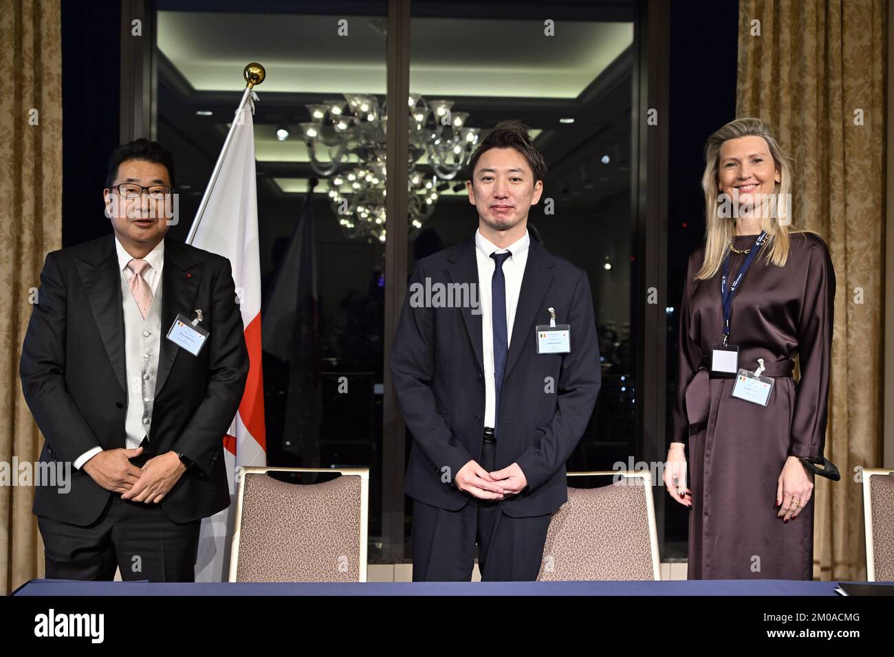 CEO Shonan Norio Hashimoto, CEO Nouaison Kenichi Iwata and Export ...