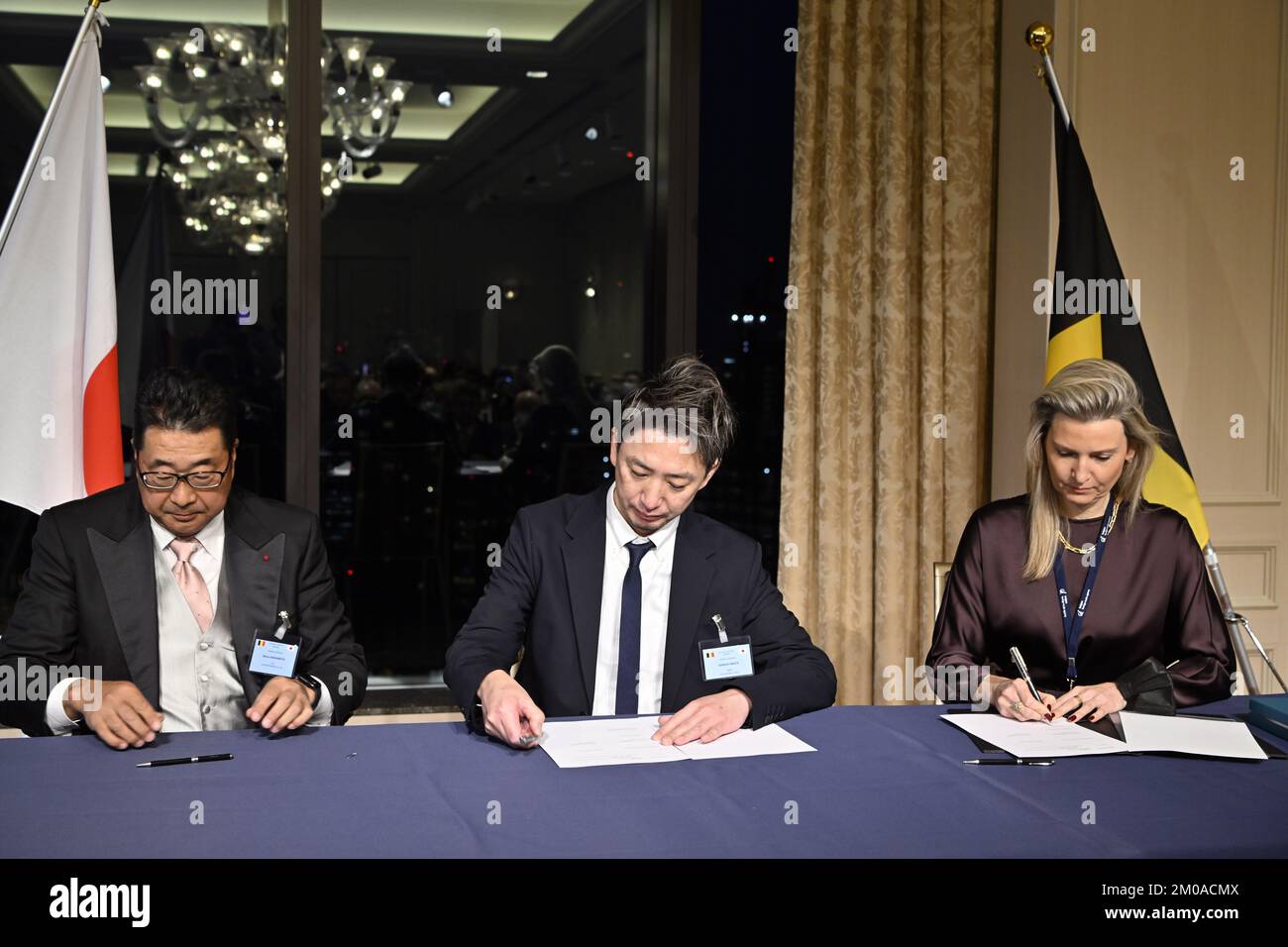 CEO Shonan Norio Hashimoto, CEO Nouaison Kenichi Iwata and Export ...